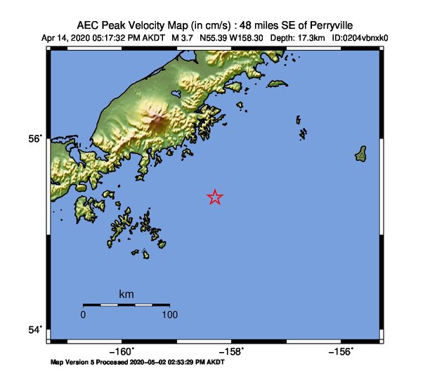 TV Map Large format map of macroseismic intensity suitable for ...