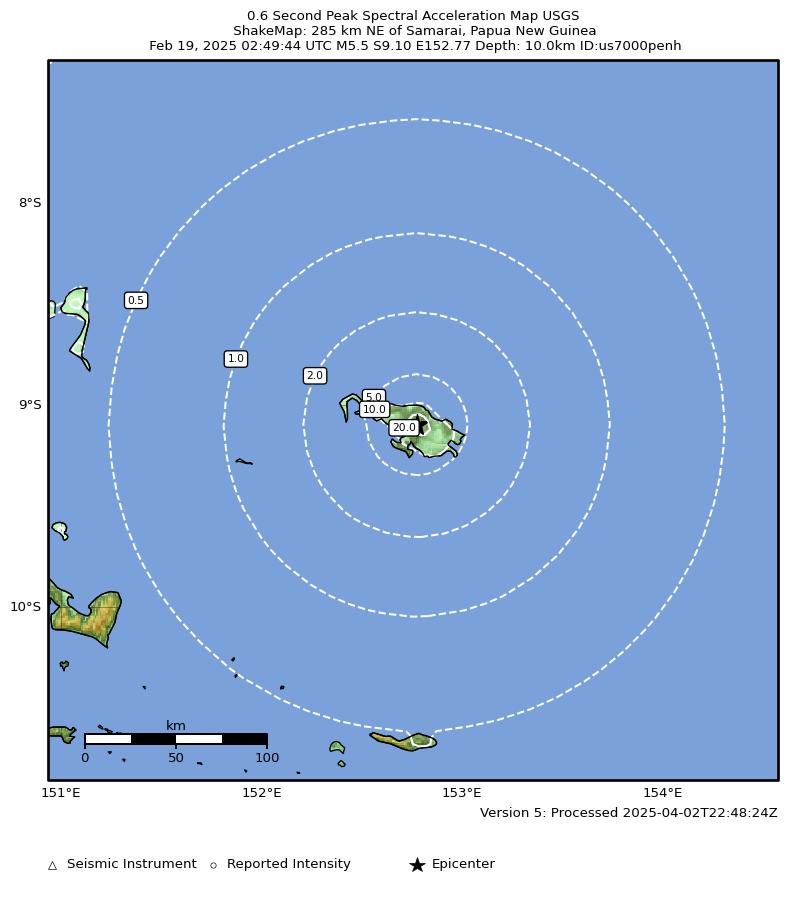 PSA0P6 Map Map of SA(0.6).