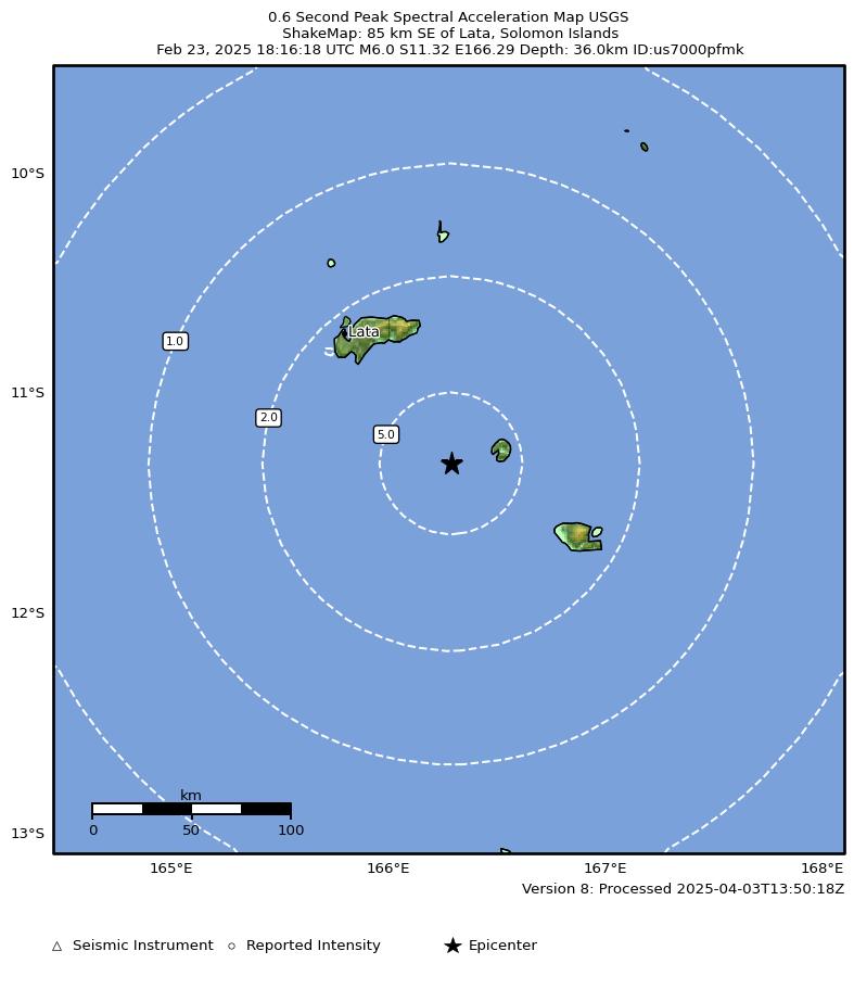 PSA0P6 Map Map of SA(0.6).